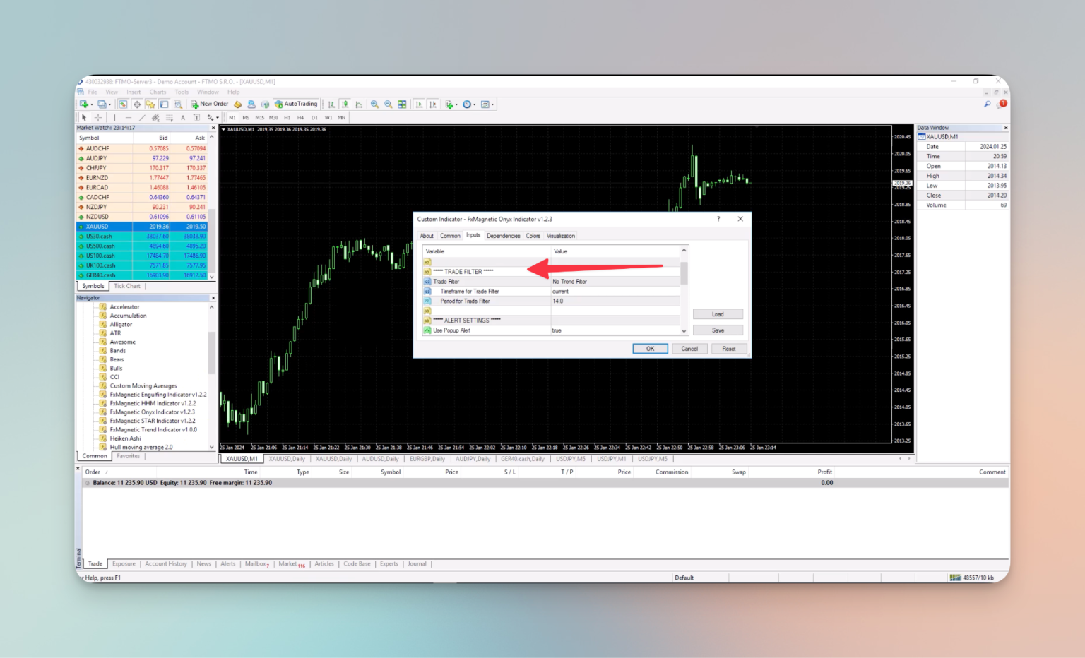 How to Use Trade Filters with FxMagnetic - FxMagnetic™ - Trading ...