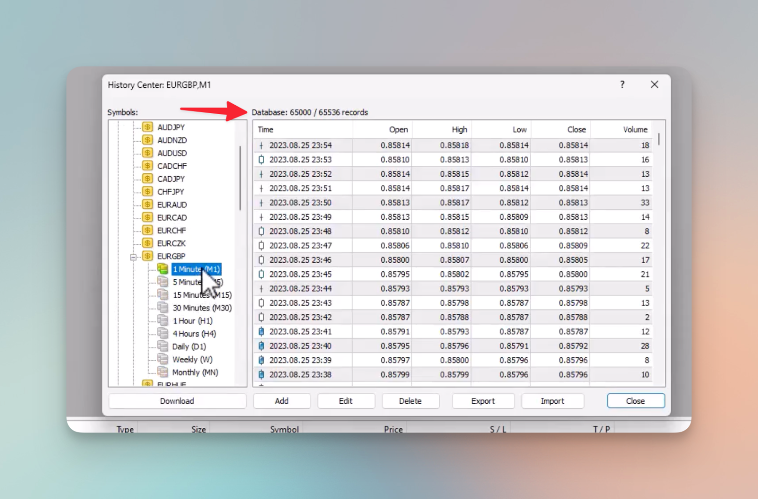 How to Download Historical Data from a Broker on MetaTrader 4 ...